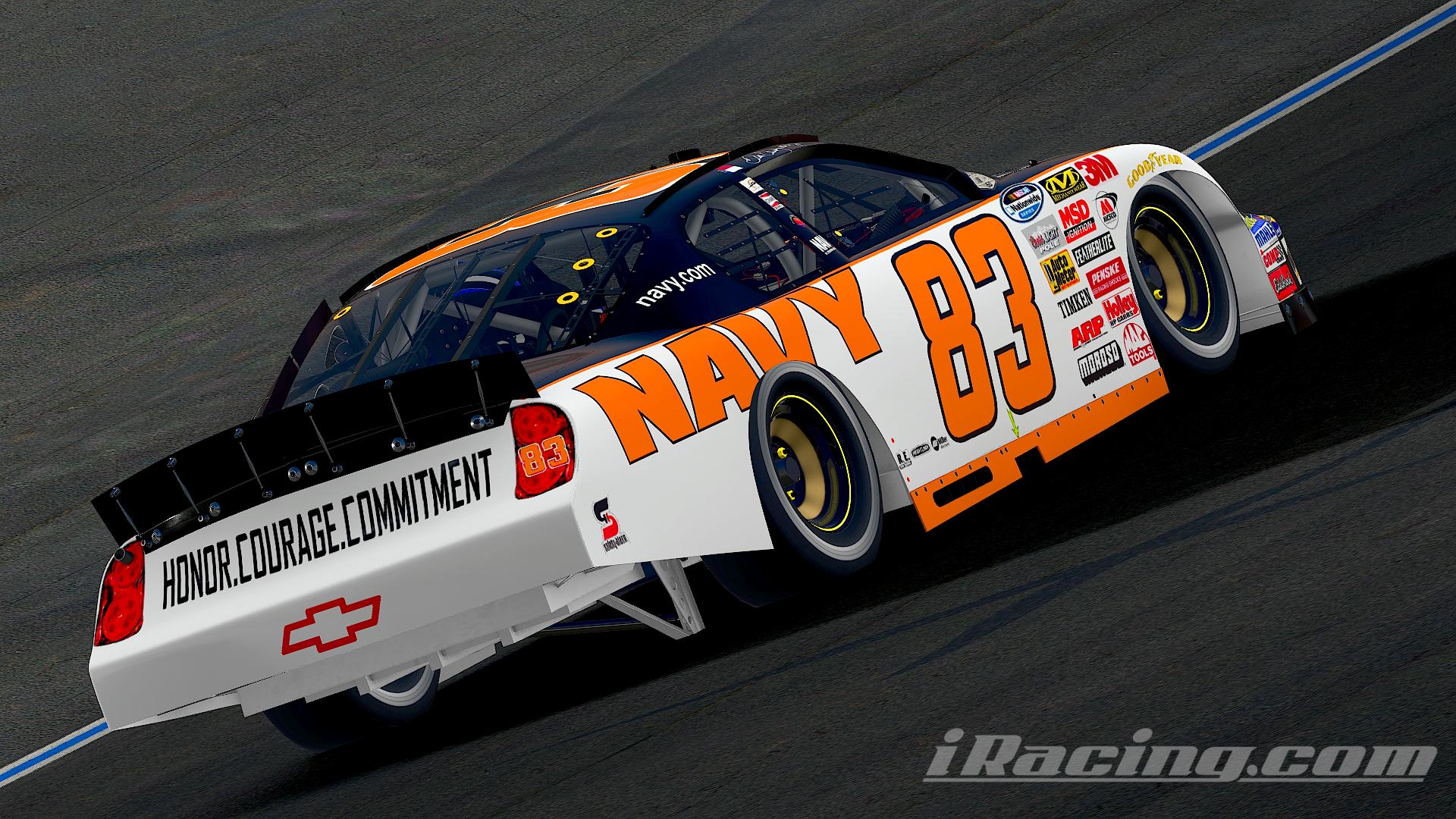 2008 Dale Jr #83 Navy Chevy Monte Carlo by Bryson Hixenbaugh - Trading Paints