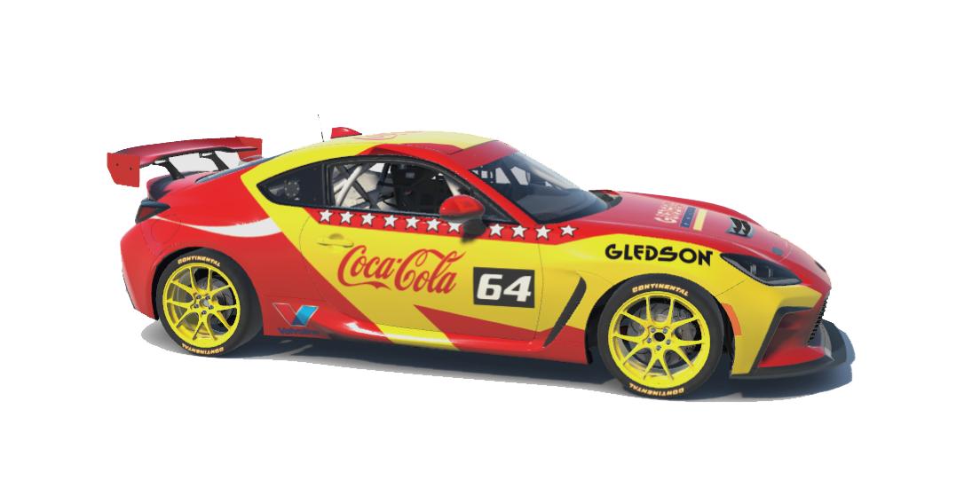 Coke - Gledson Toyota GR86 by Fabio Figueiredo - Trading Paints