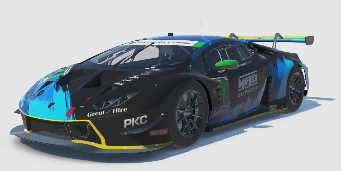 MSR 2023 - Lamborghini GT3 - IMSA Numbers by Alan Parris - Trading Paints