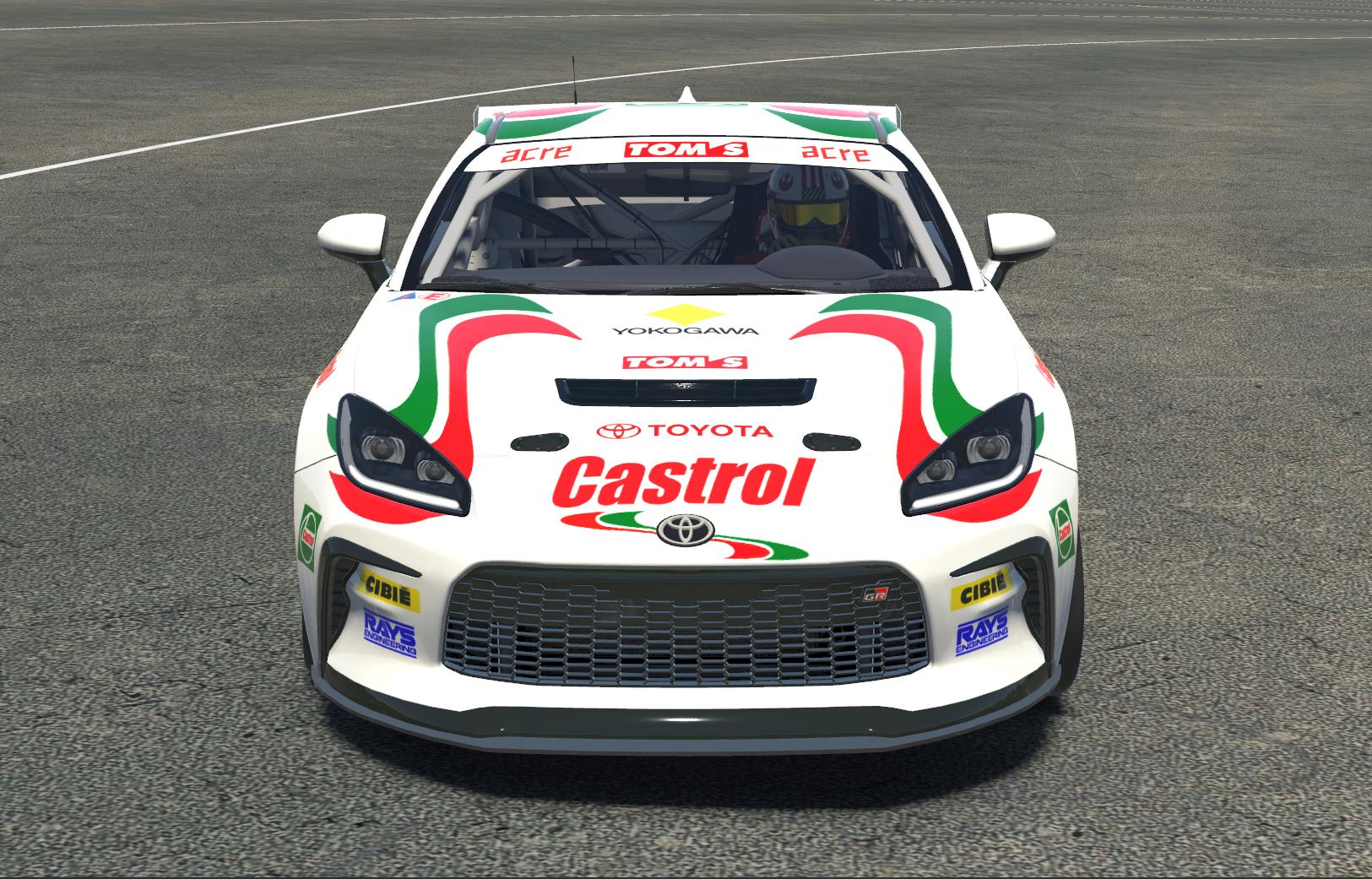 Toms Castrol Toyota GR86 by Bruce Funderburg - Trading Paints