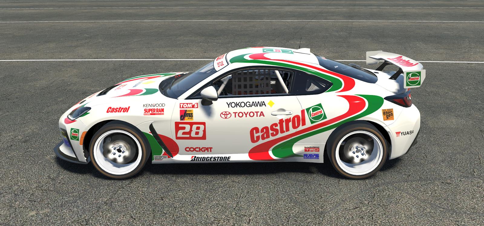 Toms Castrol Toyota GR86 by Bruce Funderburg - Trading Paints