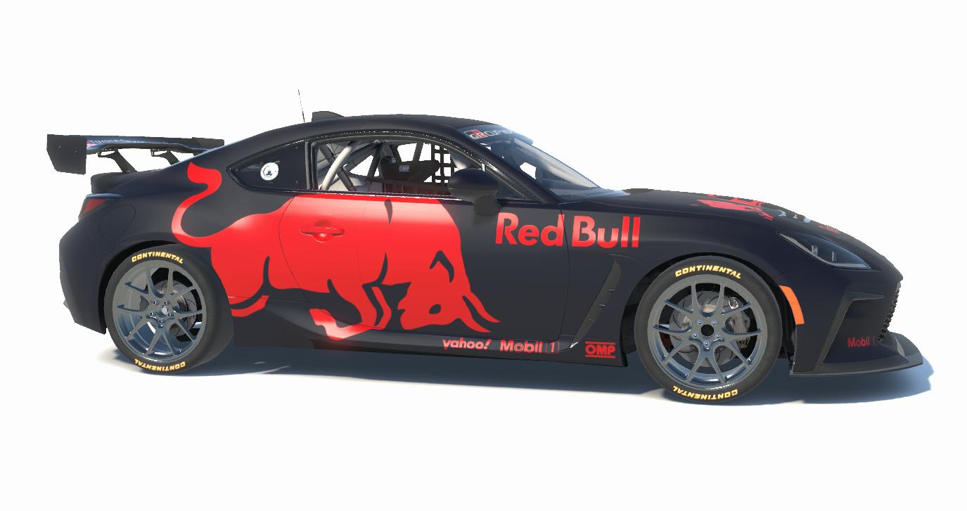 Red Bull Matte Toyota GR86 by Brantley Roden - Trading Paints