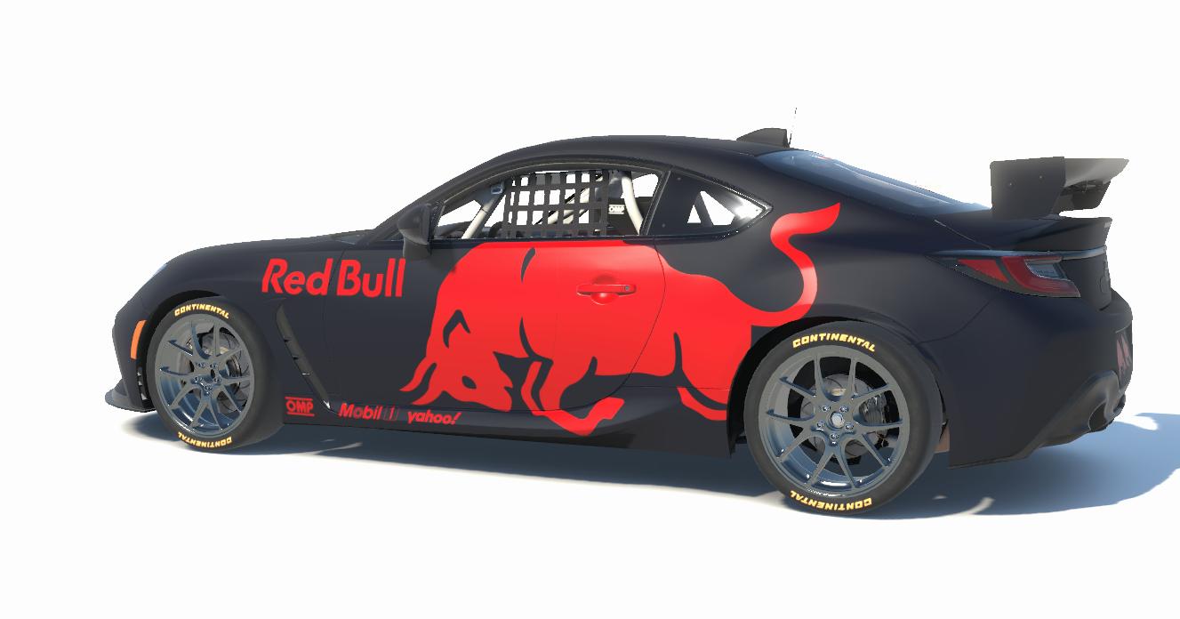 Red Bull Matte Toyota GR86 by Brantley Roden - Trading Paints