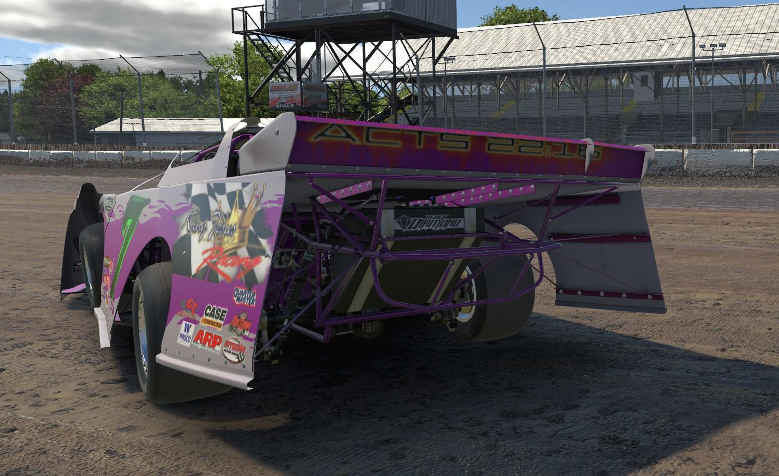 King Jesus Racing Purple Grey (1) by Brian Whitley - Trading Paints