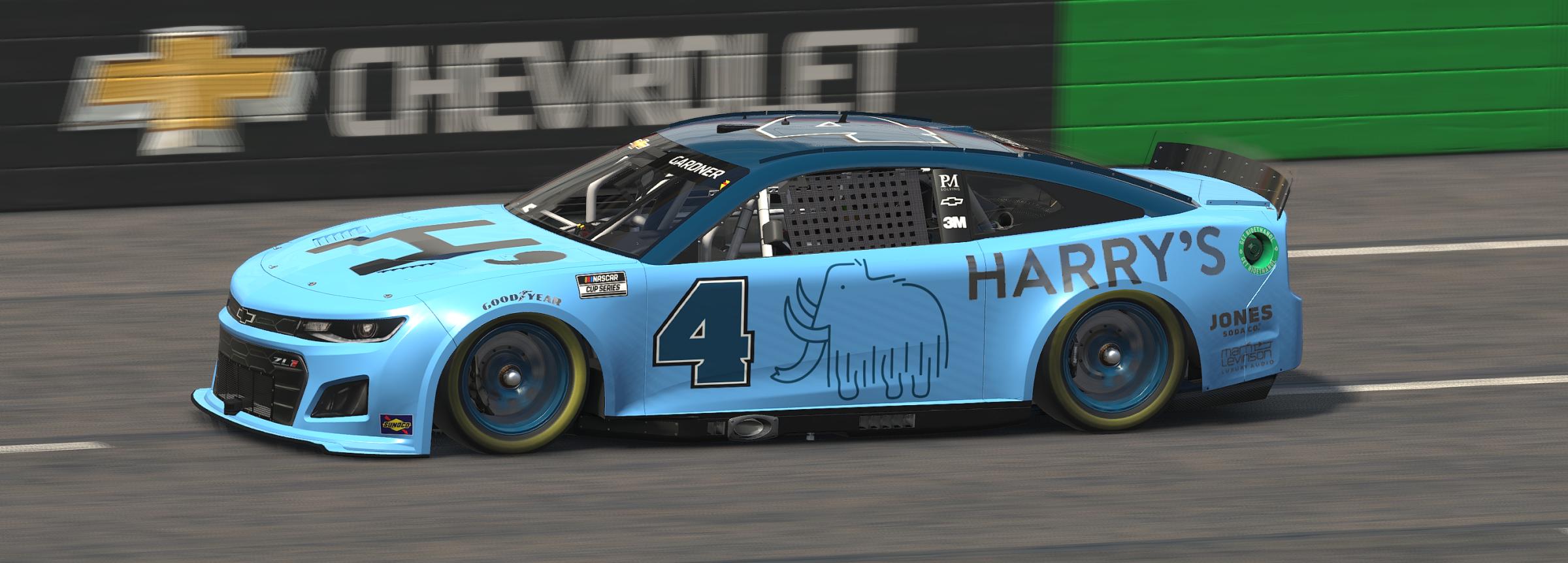 Harrys - Stone (Sky Blue) by Brett A Gardner - Trading Paints