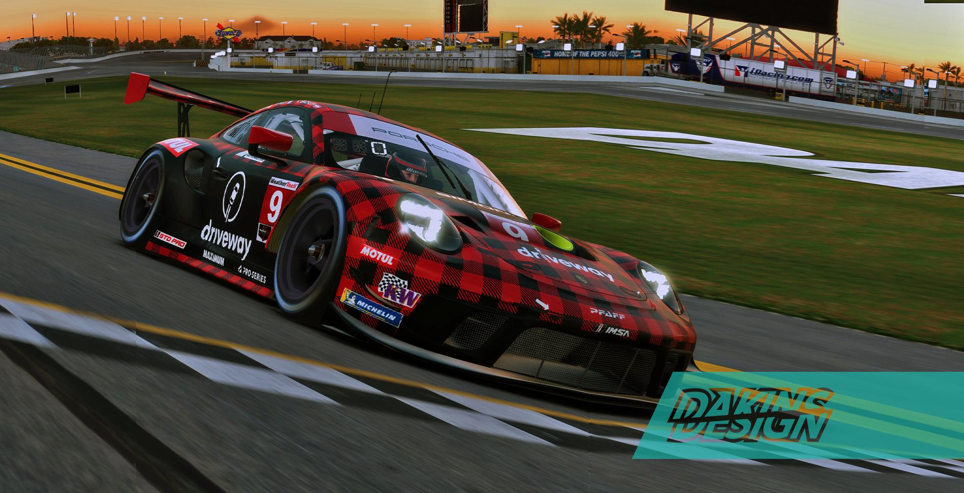 Pfaff Motorsports Driveway Motul 2023 IMSA GTD PRO Porsche 911 GT3 R by ...