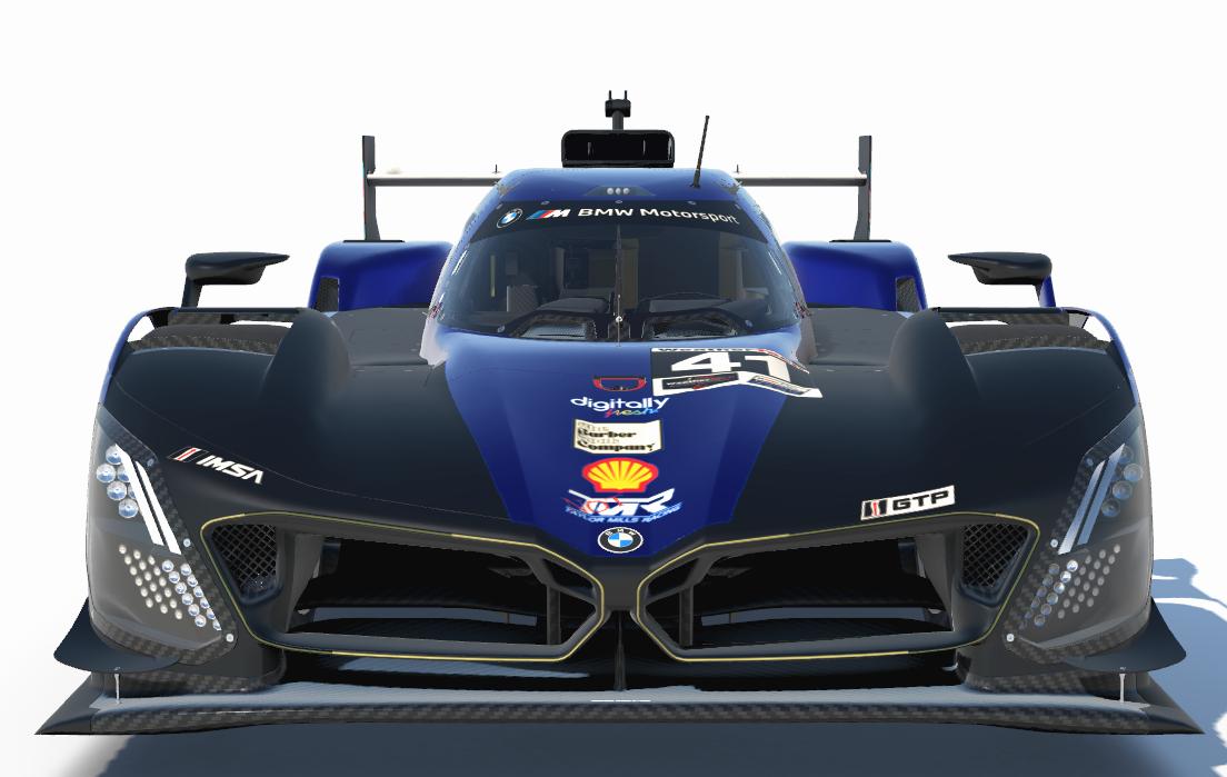 TMR Hypercar Hub Community Livery [Blue] by Taylor Mills - Trading Paints