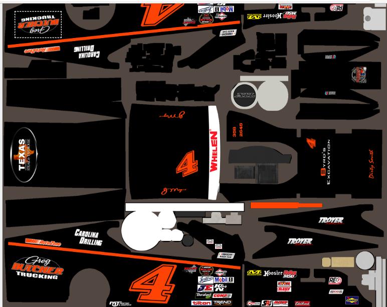 Jason Myers Greg Butcher Trucking Modified by Brant Mickel - Trading Paints