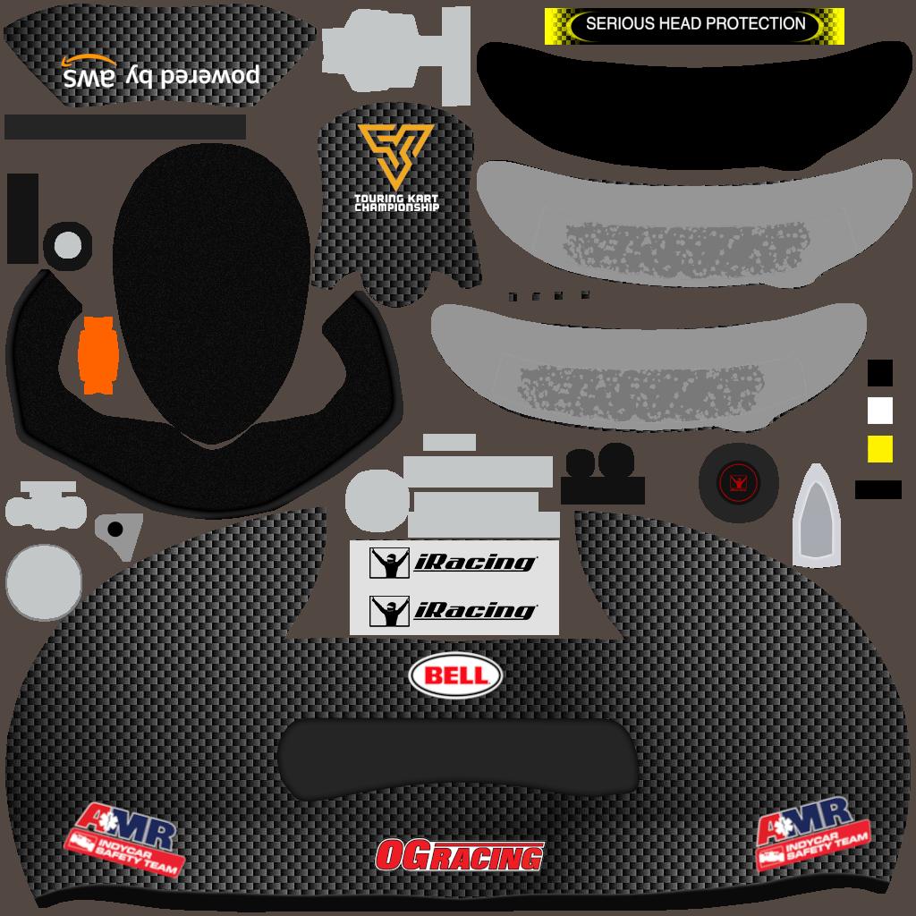 Helmet TKC TEAM AMR SAFETY CARS BELL HELMET by Christian Barker ...