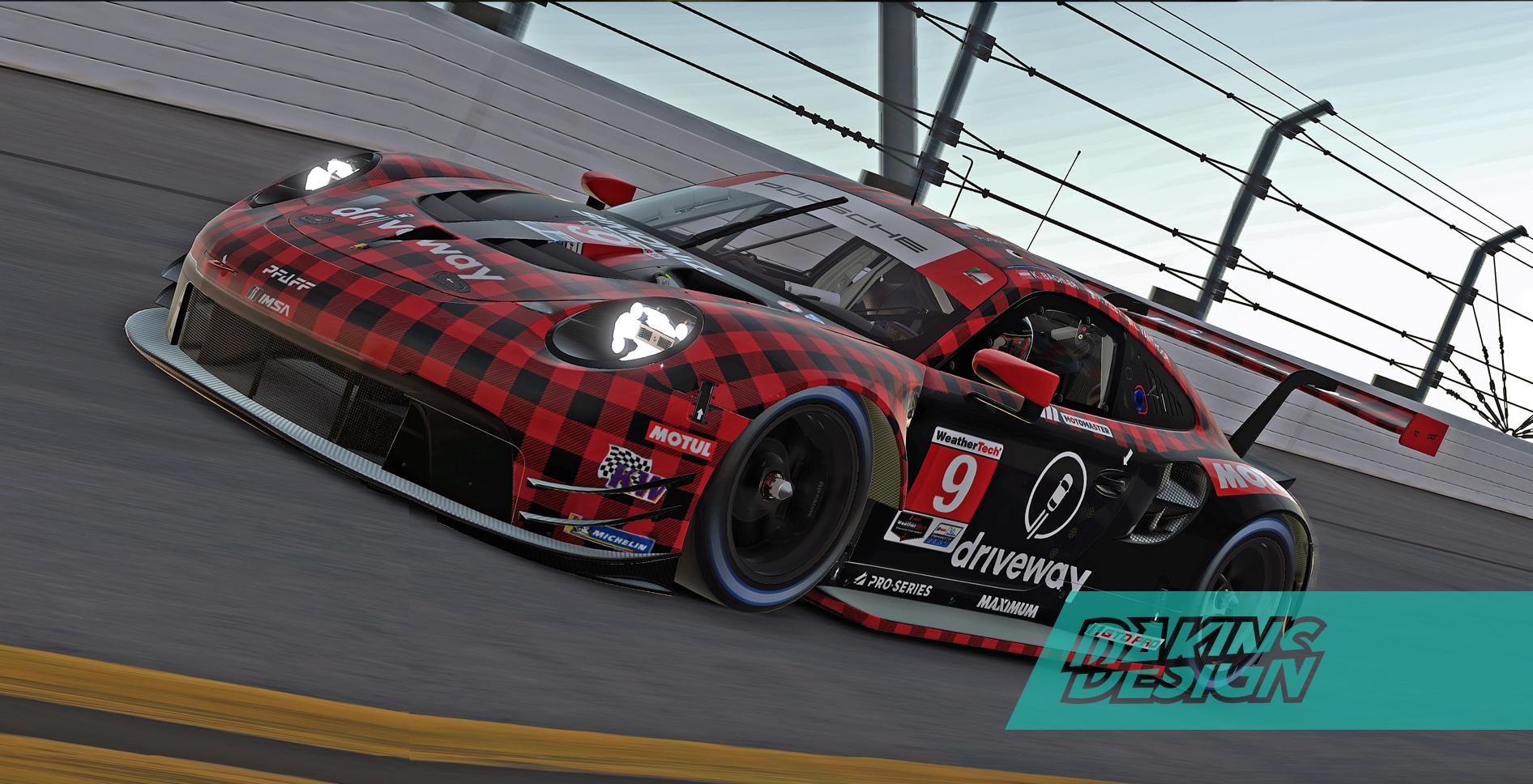 Pfaff Motorsports Driveway Motul 2023 IMSA GTD PRO Porsche 911 GT3-R by ...