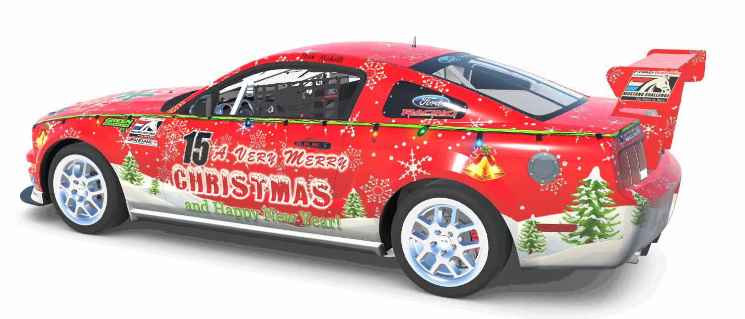 XMAS MUSTANG by Rick Ricketts - Trading Paints