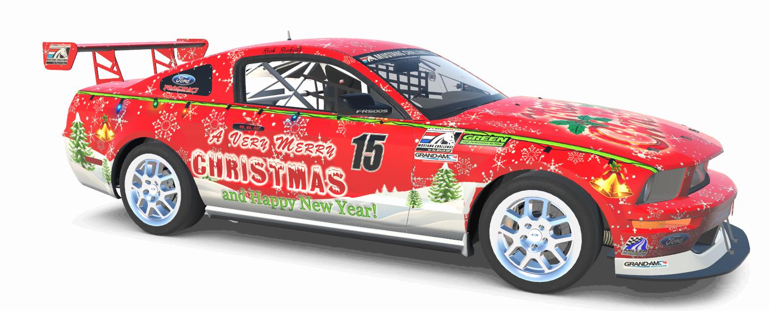 XMAS MUSTANG by Rick Ricketts - Trading Paints