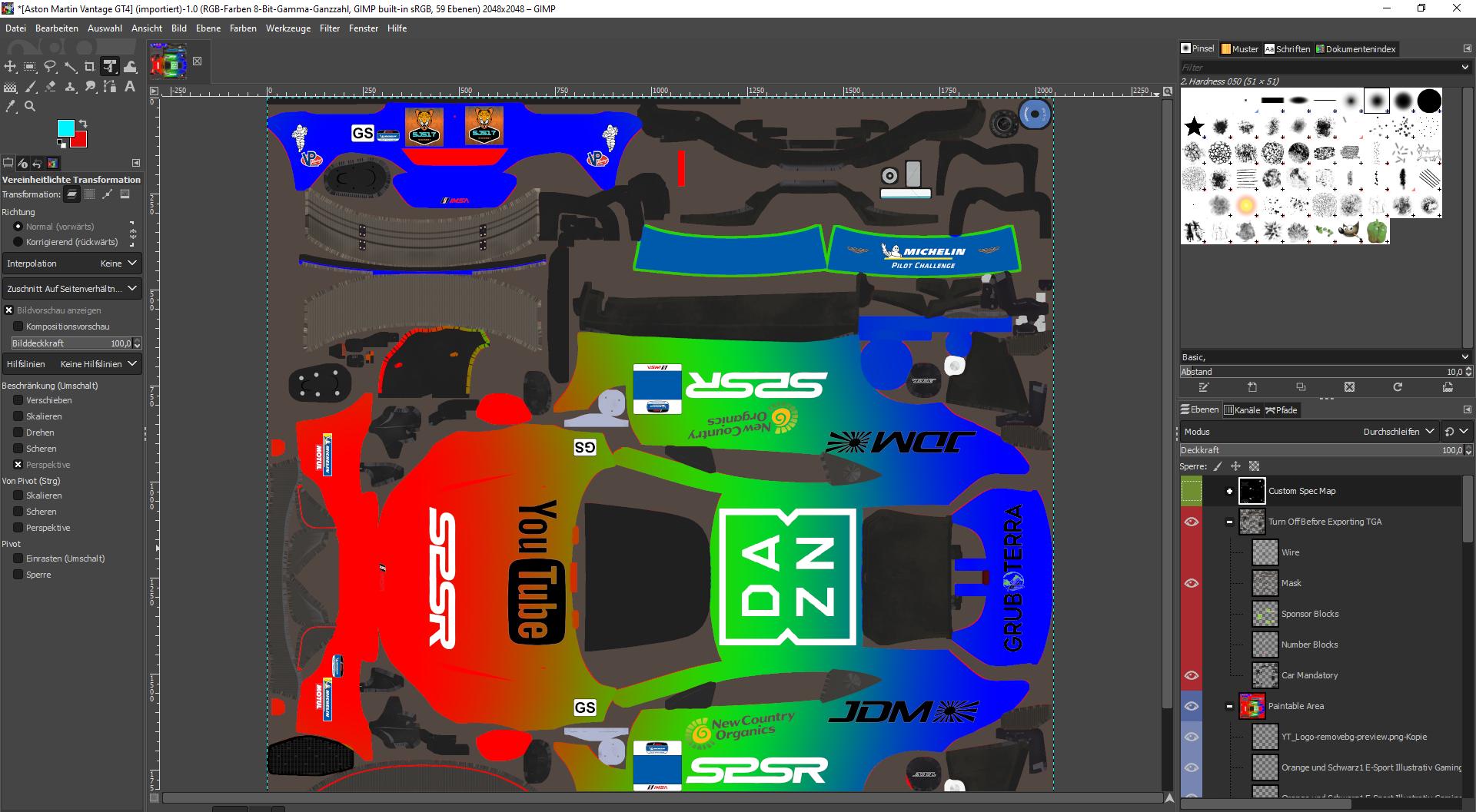 SPSR Aston Martin Vantage GT4 by Simon Stottok - Trading Paints