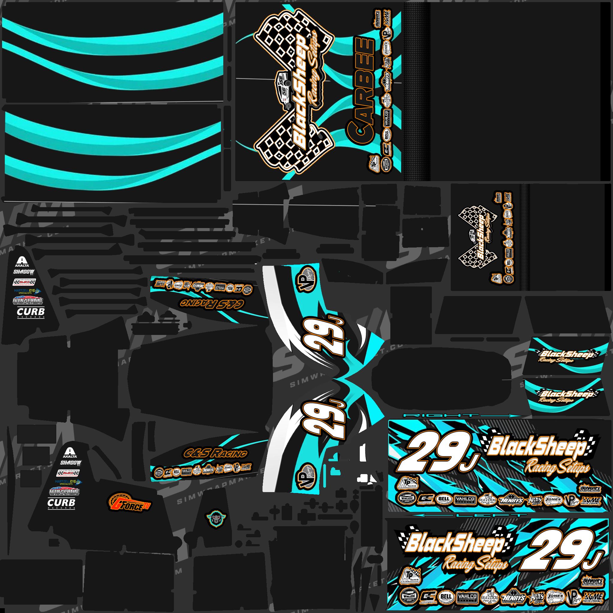 Dirt Sprint Carbee 23s1 by Jake Brissette - Trading Paints