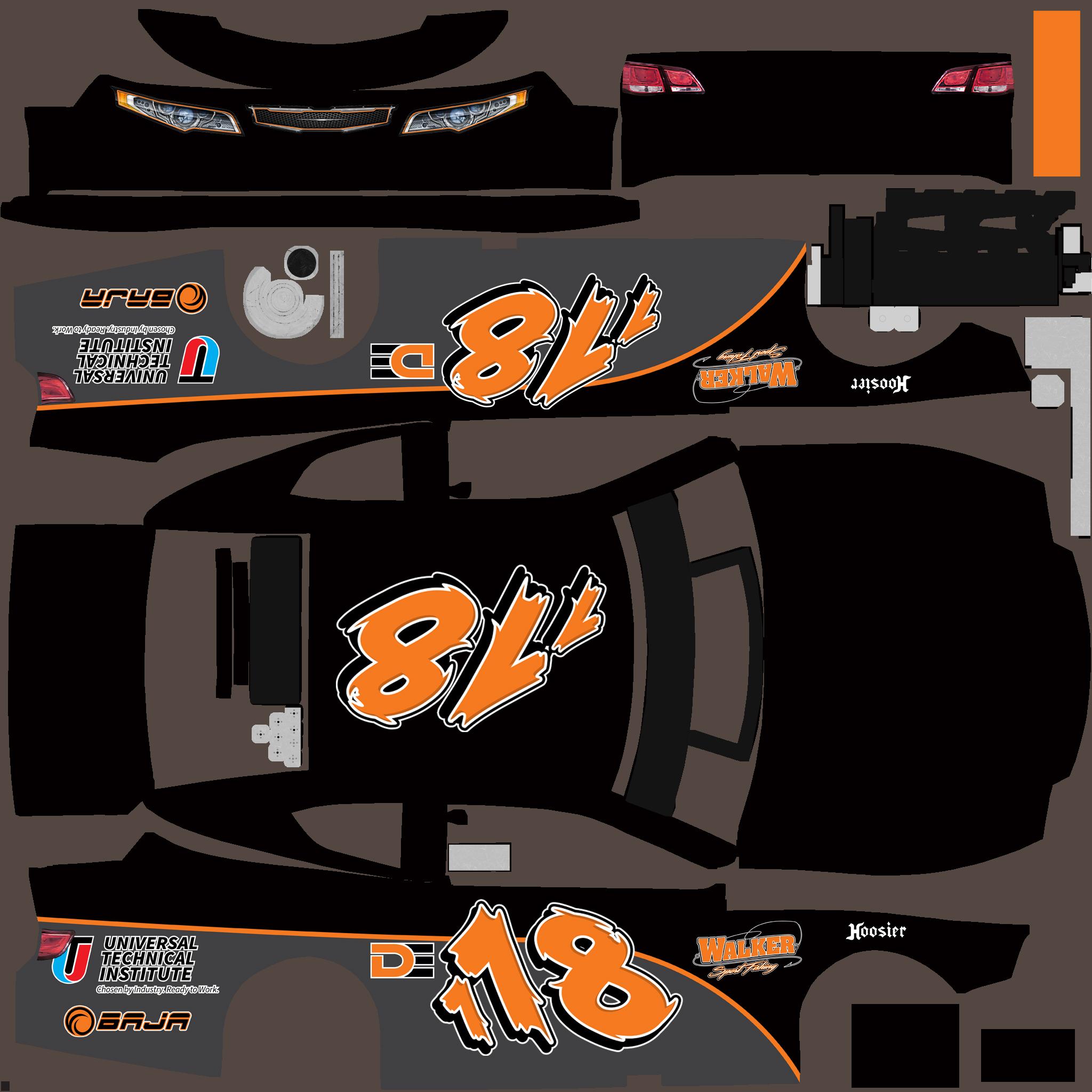 Jason Ferre super late model 2023 by Brandon Gaither2 - Trading Paints