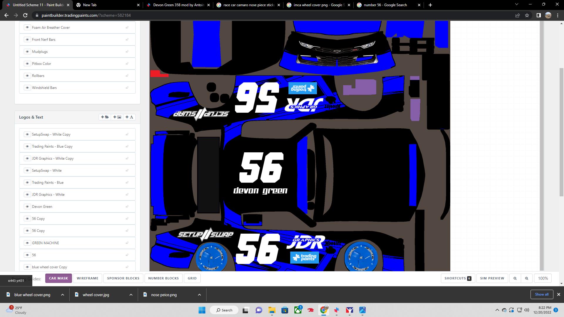 Devon Green street stock #56 by Devon Green - Trading Paints