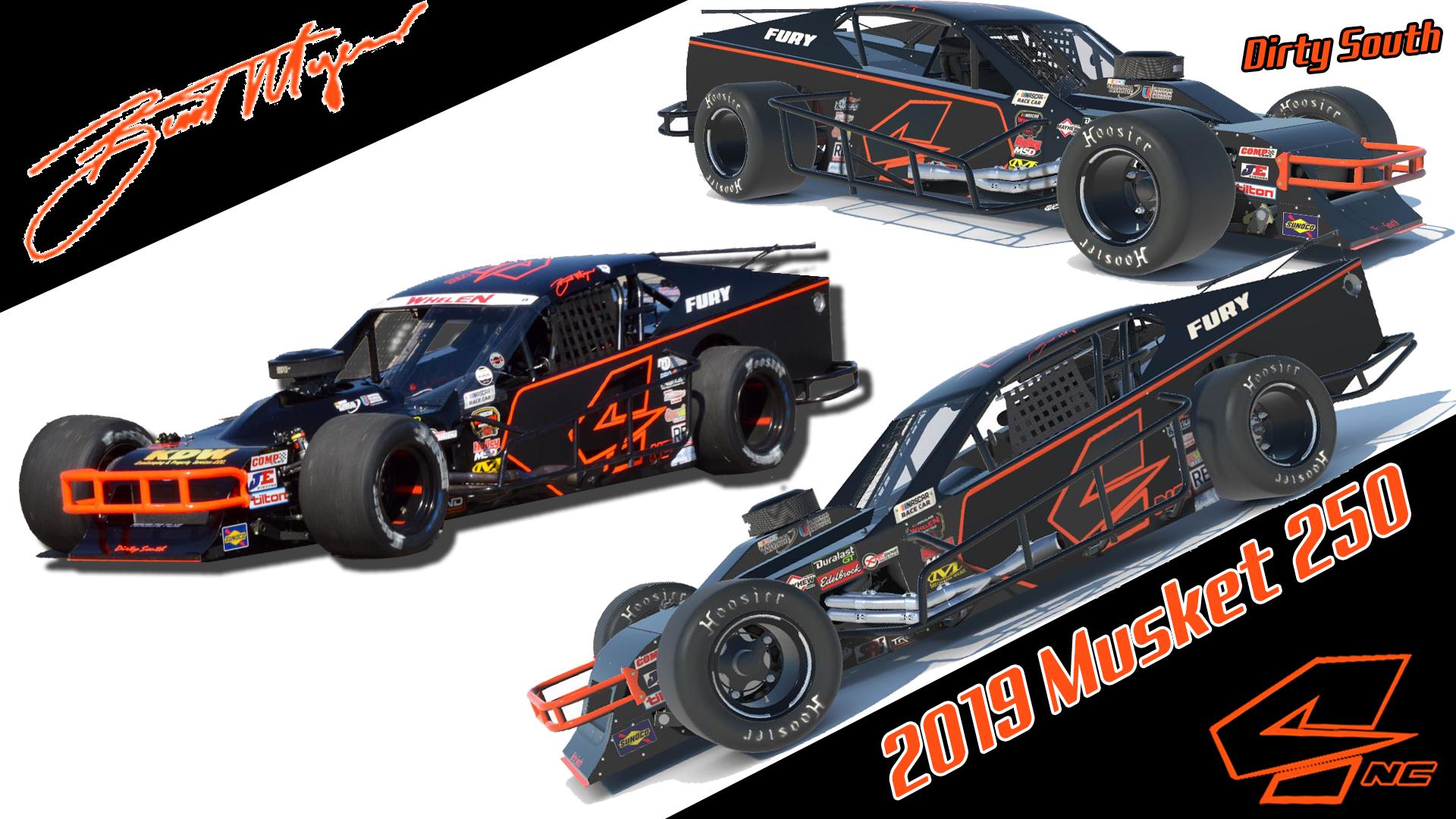 Burt Myers 2019 Musket 250 #4nc by Thomas Capuano - Trading Paints