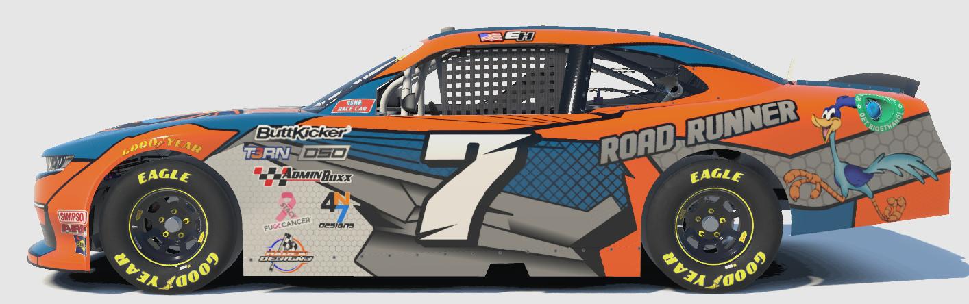 Road Runner - Sim Stamped Numbers by Ed Hauck - Trading Paints