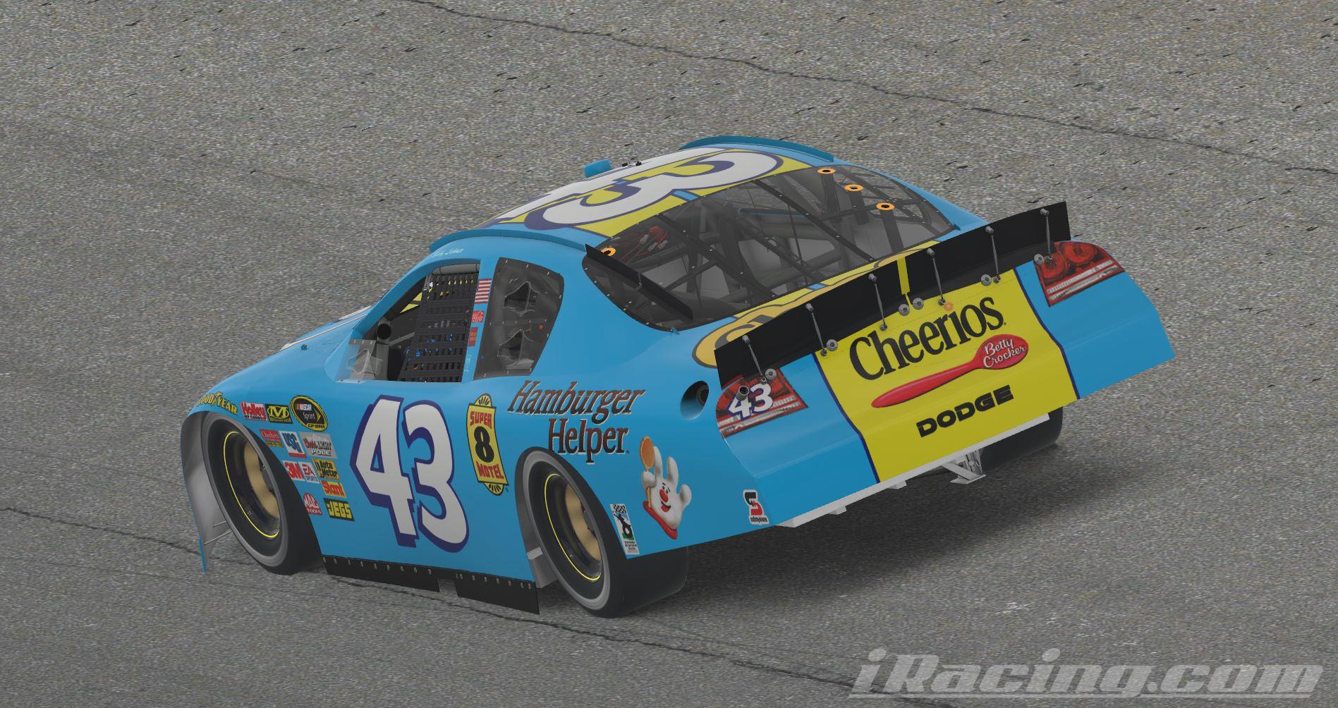 Bobby Labonte #43 Richard Petty 50th Anniversary Charger by Brandon Tregembo - Trading Paints