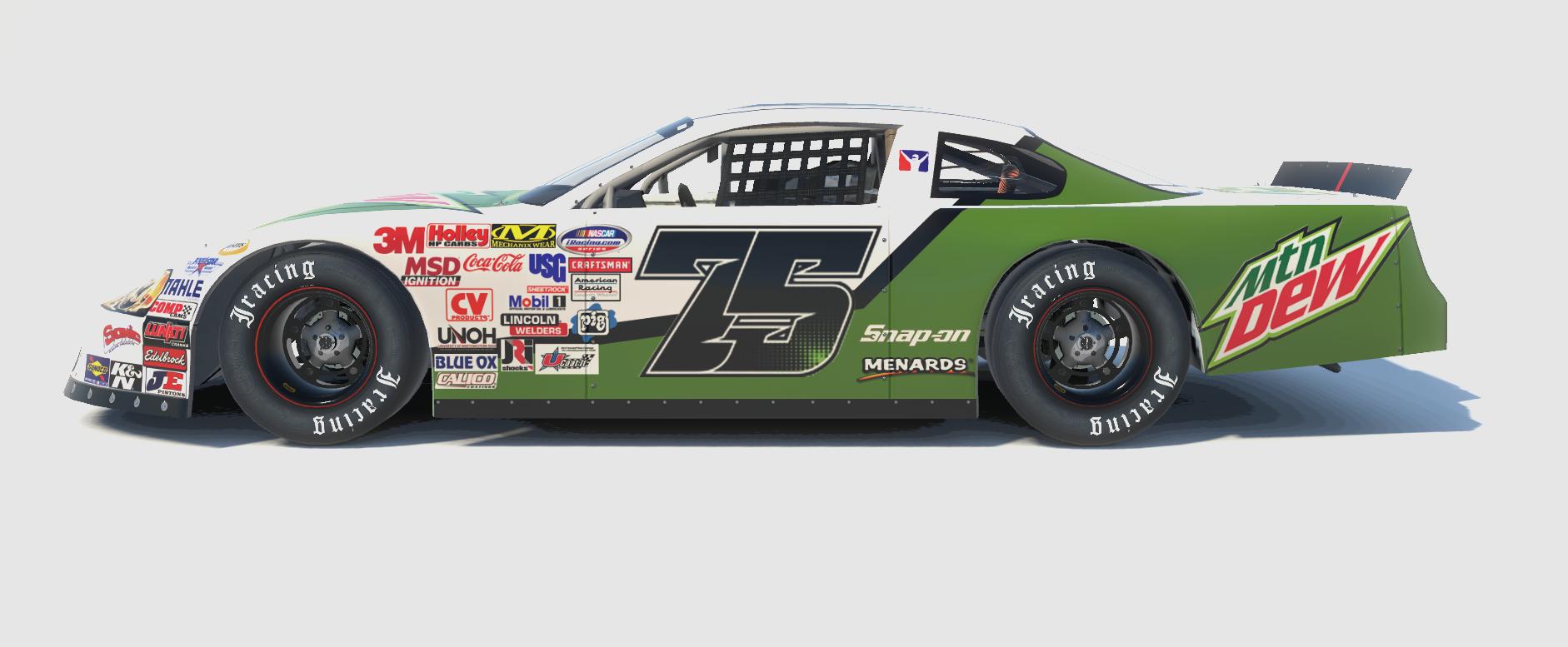 Latemodel Chevrolet Monte Carlo green 75 png by Roger S. - Trading Paints