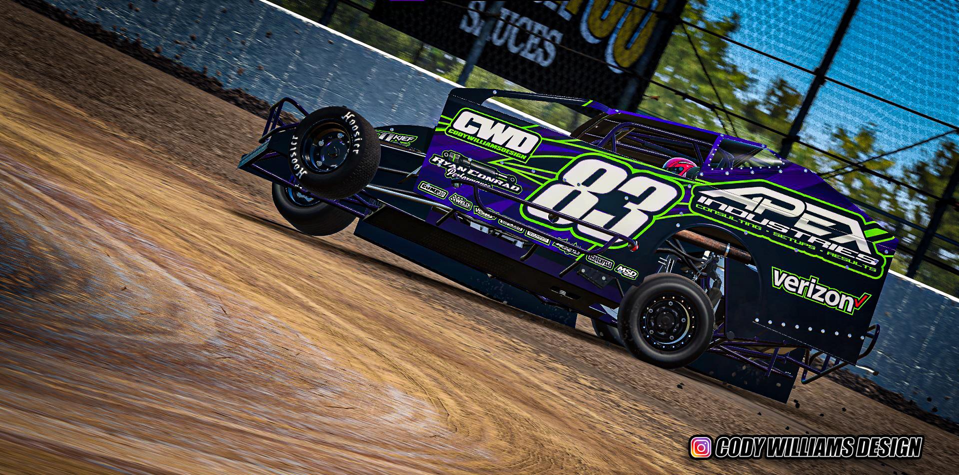 Matthew A Shaffer Dirt Big Block Mod! by Cody G Williams - Trading Paints