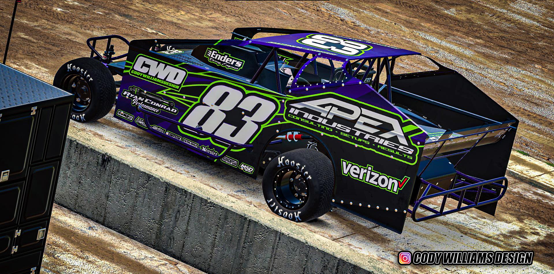 Matthew A Shaffer Dirt Big Block Mod! by Cody G Williams - Trading Paints