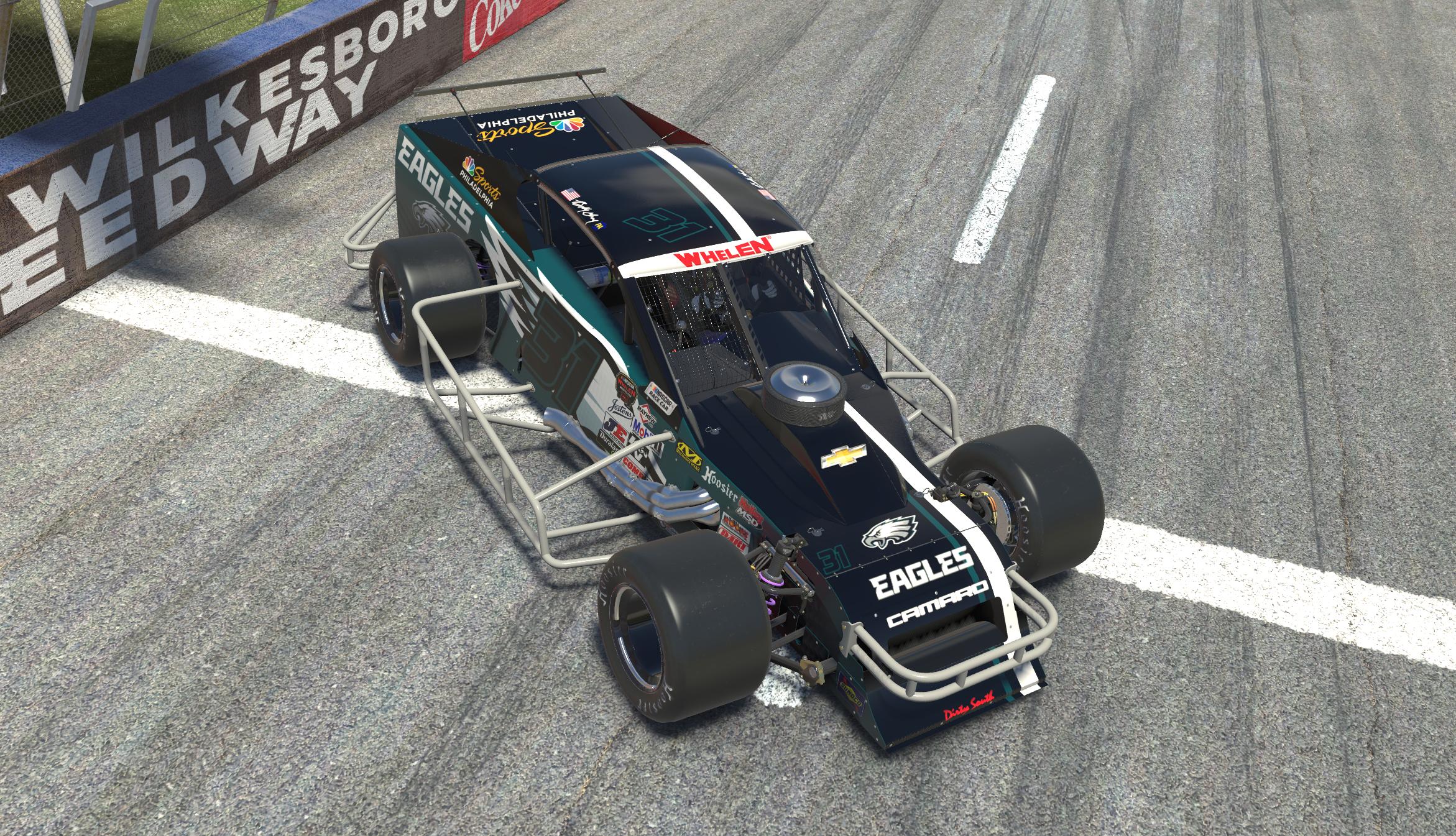 Philadelphia Eagles Whelen Modified by Bobby Grey - Trading Paints