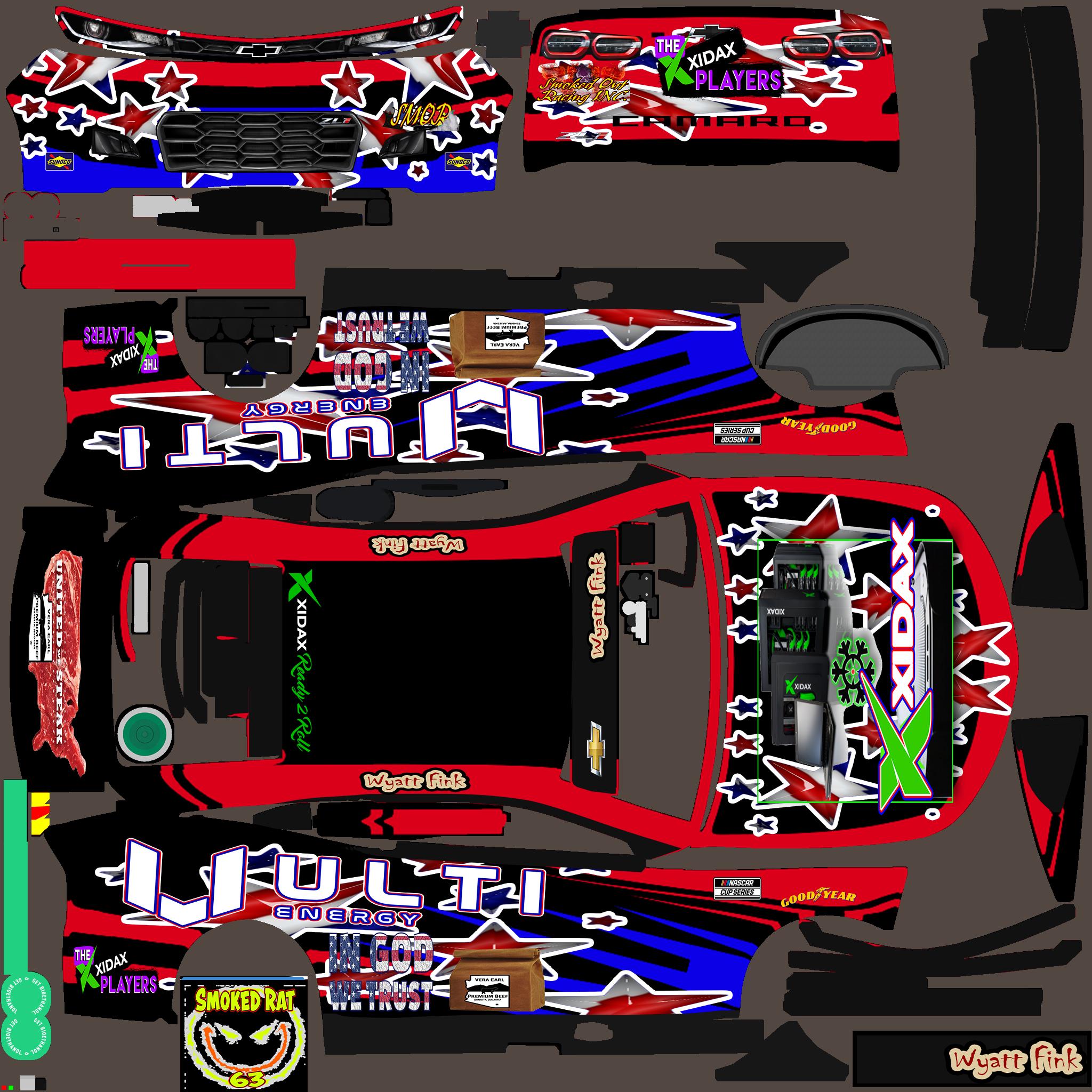 ChevroletCamaroZL1WFULTIXIDAXblack by William Fink - Trading Paints