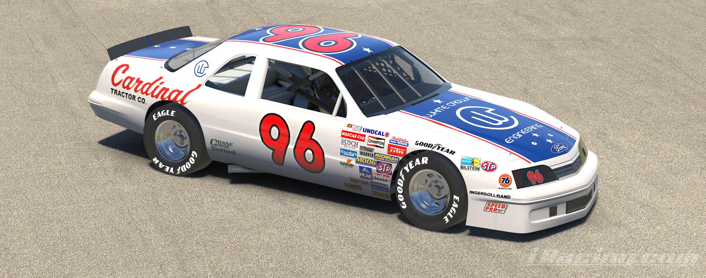 Dale Earnhardt Cardinal Tractor - Ford by John Rubino - Trading Paints