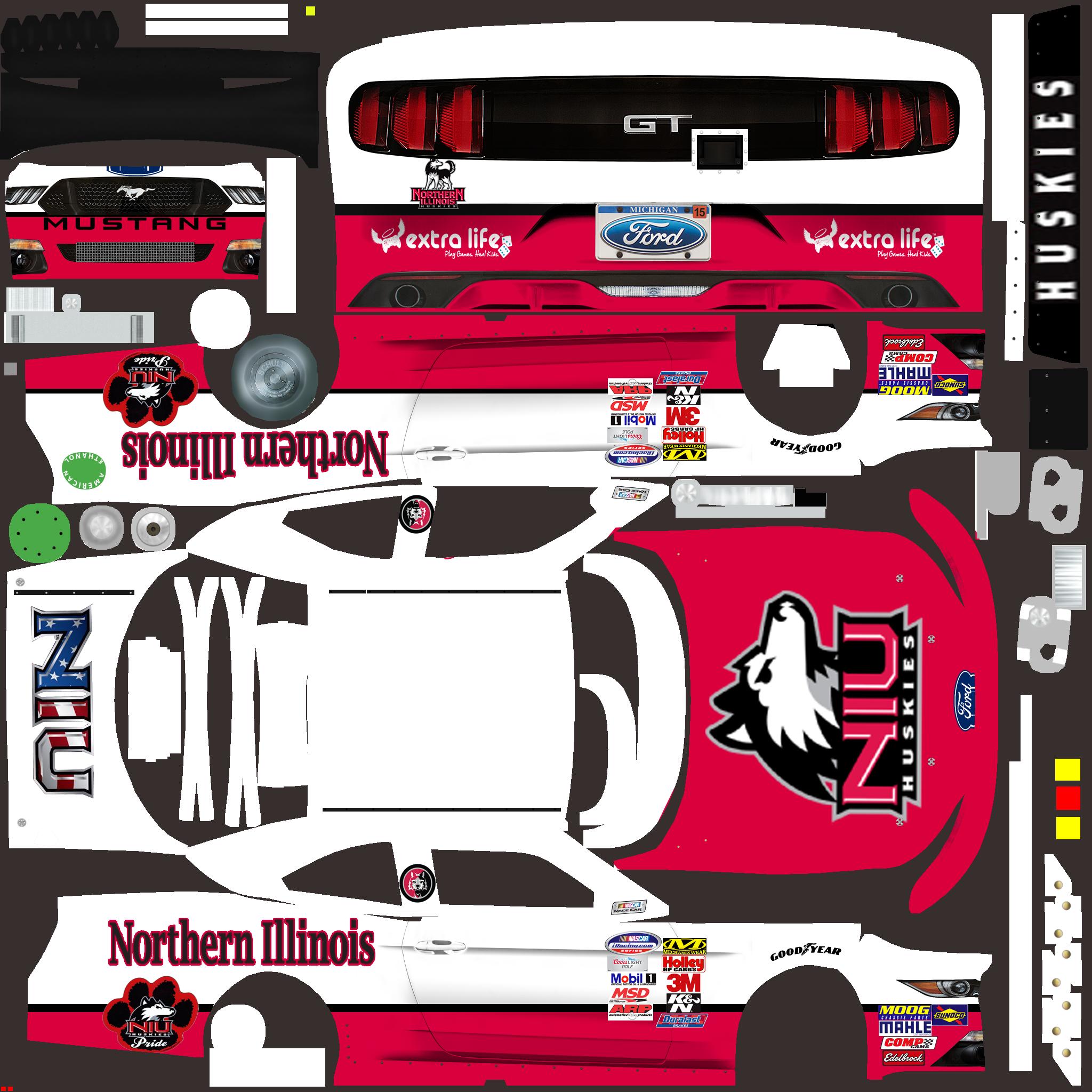 NIU Ford Mustang by Adam Chapman - Trading Paints