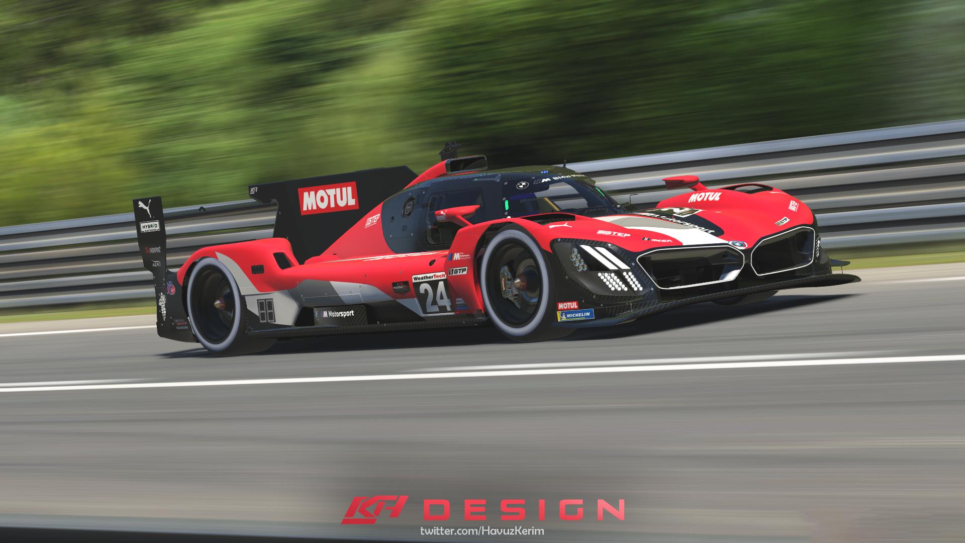 #25 BMW Team RLL MOTUL Livery for BMW M Hybrid V8 GTP/LMDh by Kerim ...