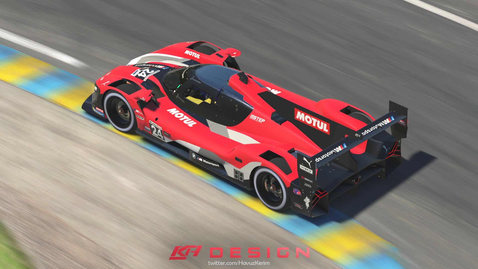 #25 BMW Team RLL MOTUL Livery for BMW M Hybrid V8 GTP/LMDh by Kerim ...