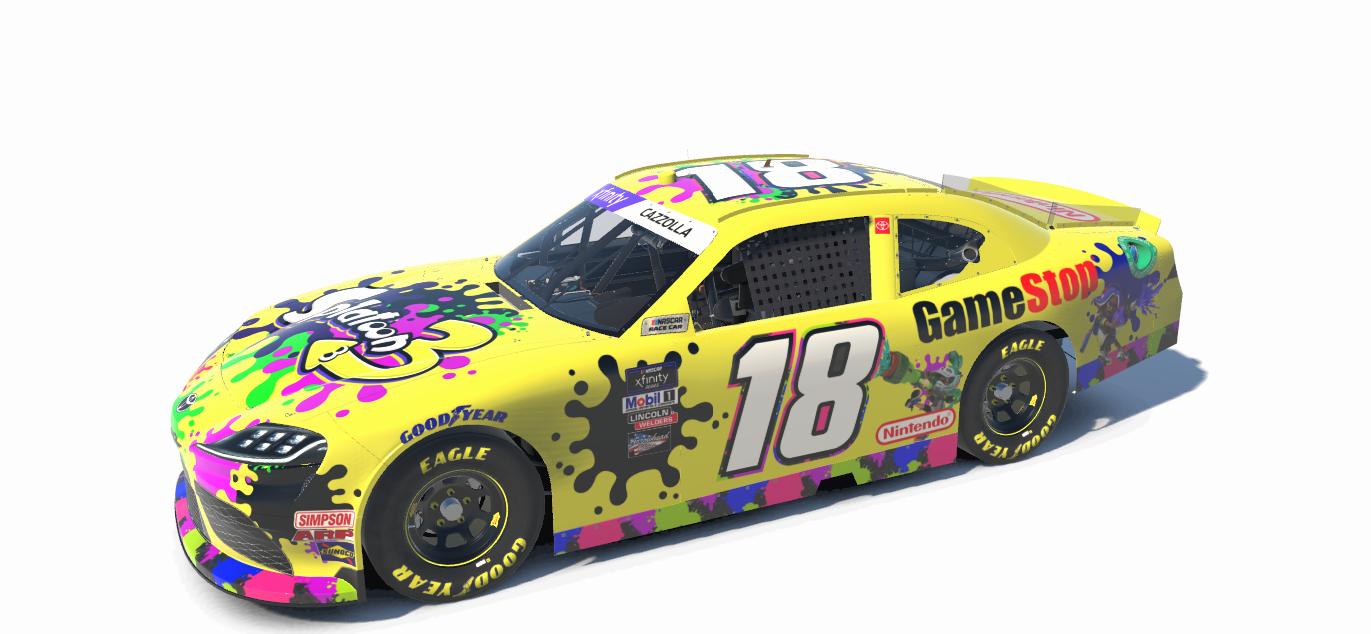 Splatoon #18 JGR Toyota Supra (Custom Number) by Gabe Cazzolla ...