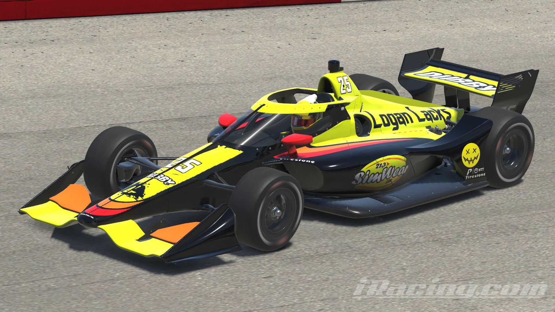 Logan Lacks/213simwear 2023 Dallara IR18 by Owen Lacks - Trading Paints