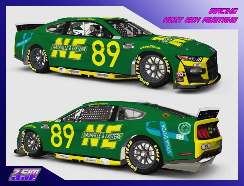 #89 Nashville & Eastern Railroad Next Gen Mustang by Zachary S ...
