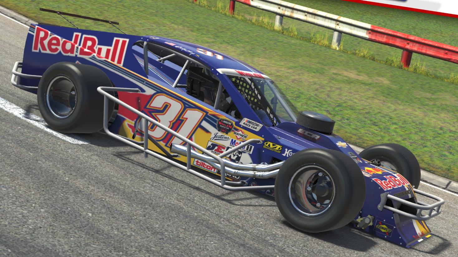 #31 Red Bull Camaro Whelen Modified by Bobby Grey - Trading Paints