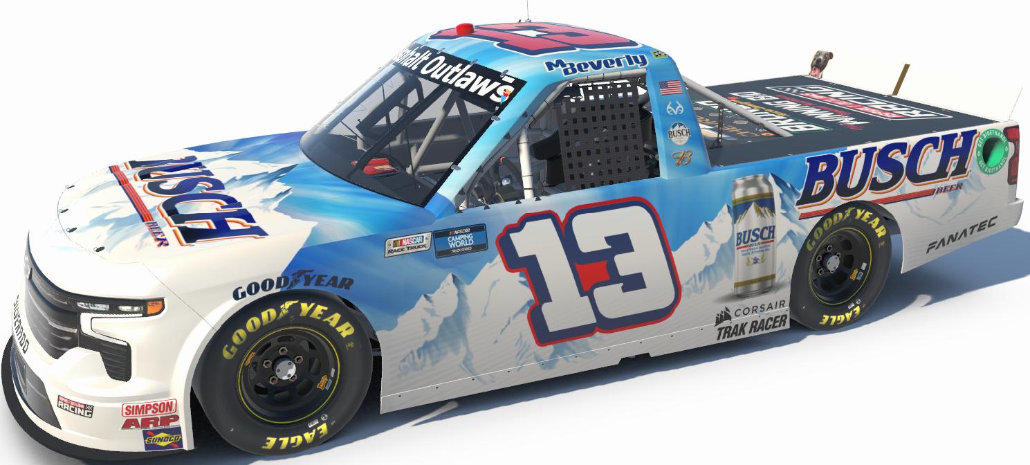 #13 Busch Throwback by Mark B. - Trading Paints