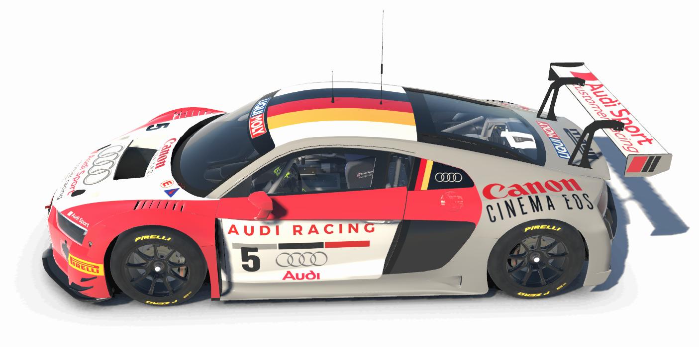 Audi Sport /Canon EOS R8 LMS by Corey H. - Trading Paints