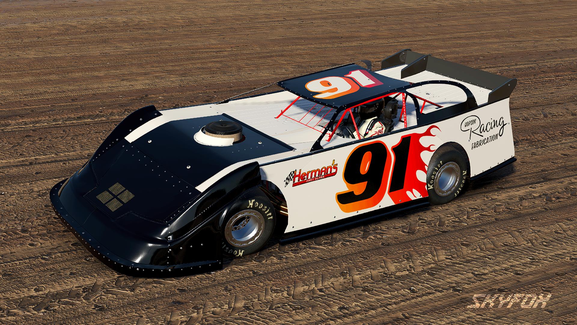 1990 Joey McGaha #91 Hopson Racing Fab./Hermans Fast Glass by Skyler ...