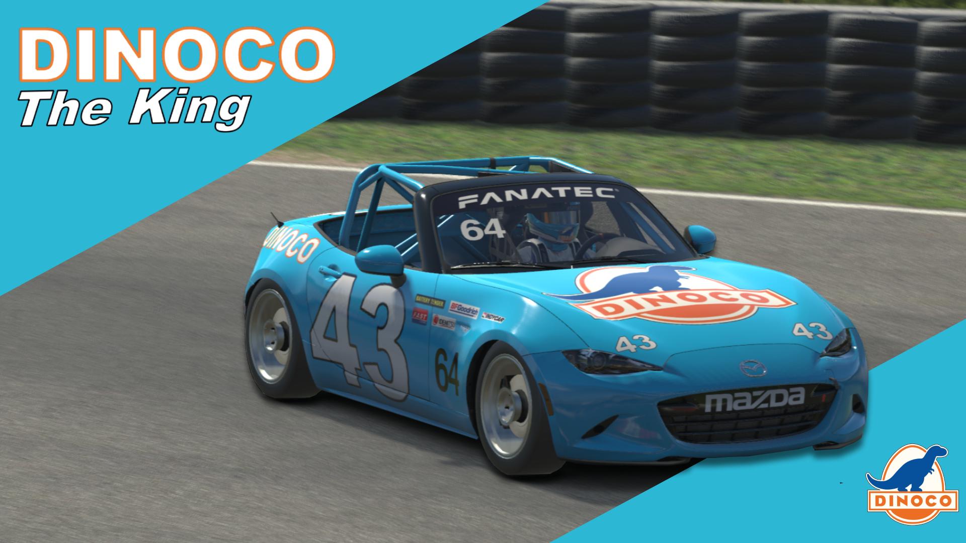 DINOCO (The King) livery - MX-5 by Jitse Vandenberghe3 - Trading Paints