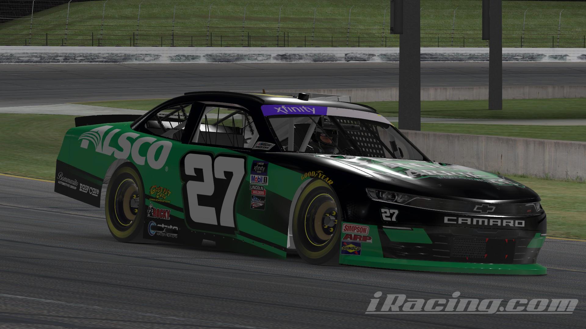 Jeb Burton 2023 Alsco JAR #27 by Jonathan Foshe - Trading Paints