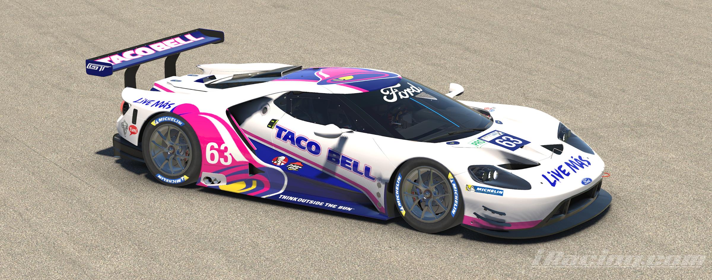 Taco Bell - Ford GTE by John Rubino - Trading Paints