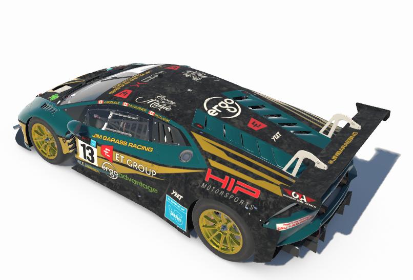 Jim Barass Racing Gold - Huracan GT3 EVO (iRacing For The Kids) by ...