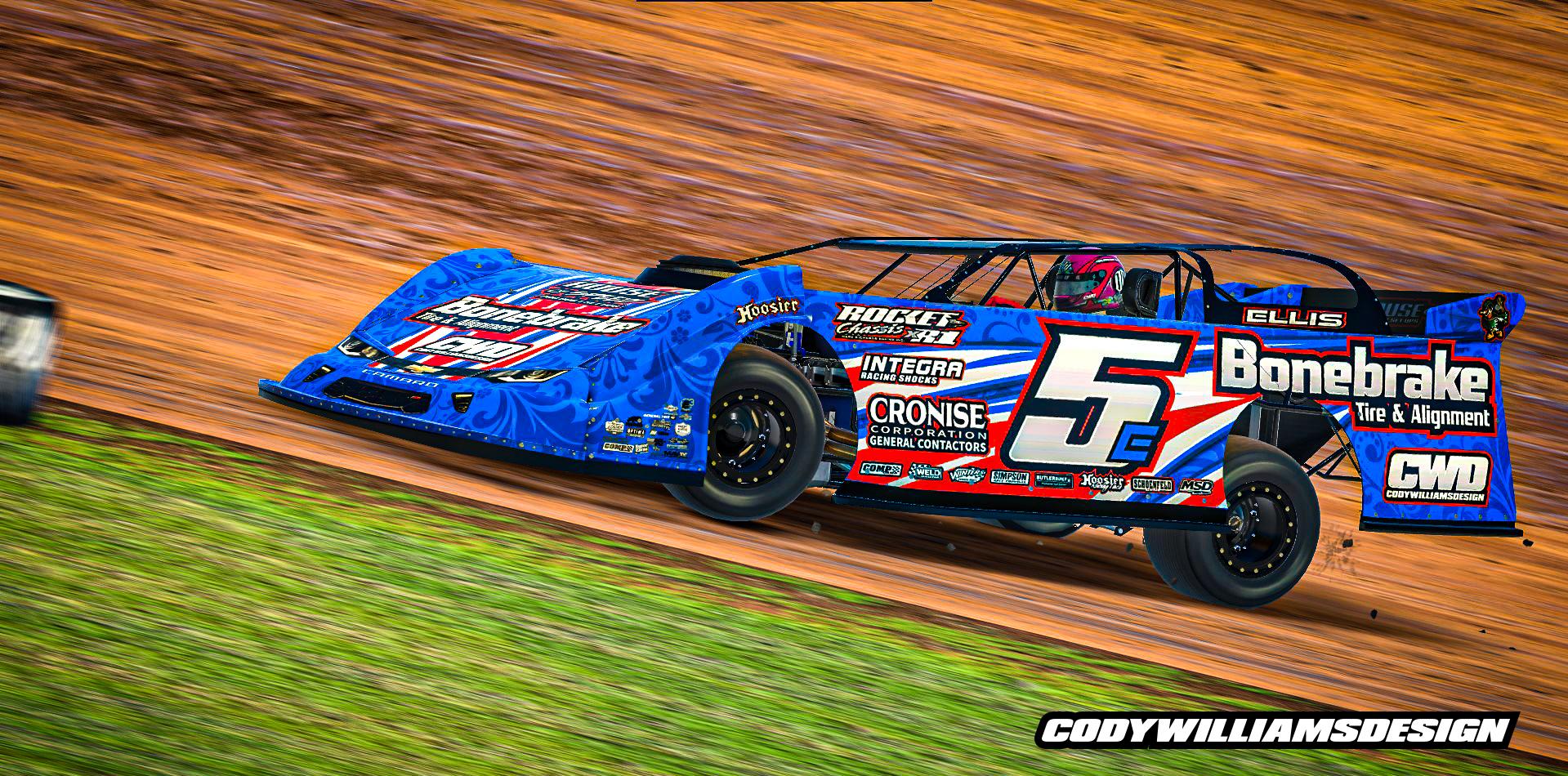 Jordan Ellis Dirt Late Model! by Cody G Williams - Trading Paints