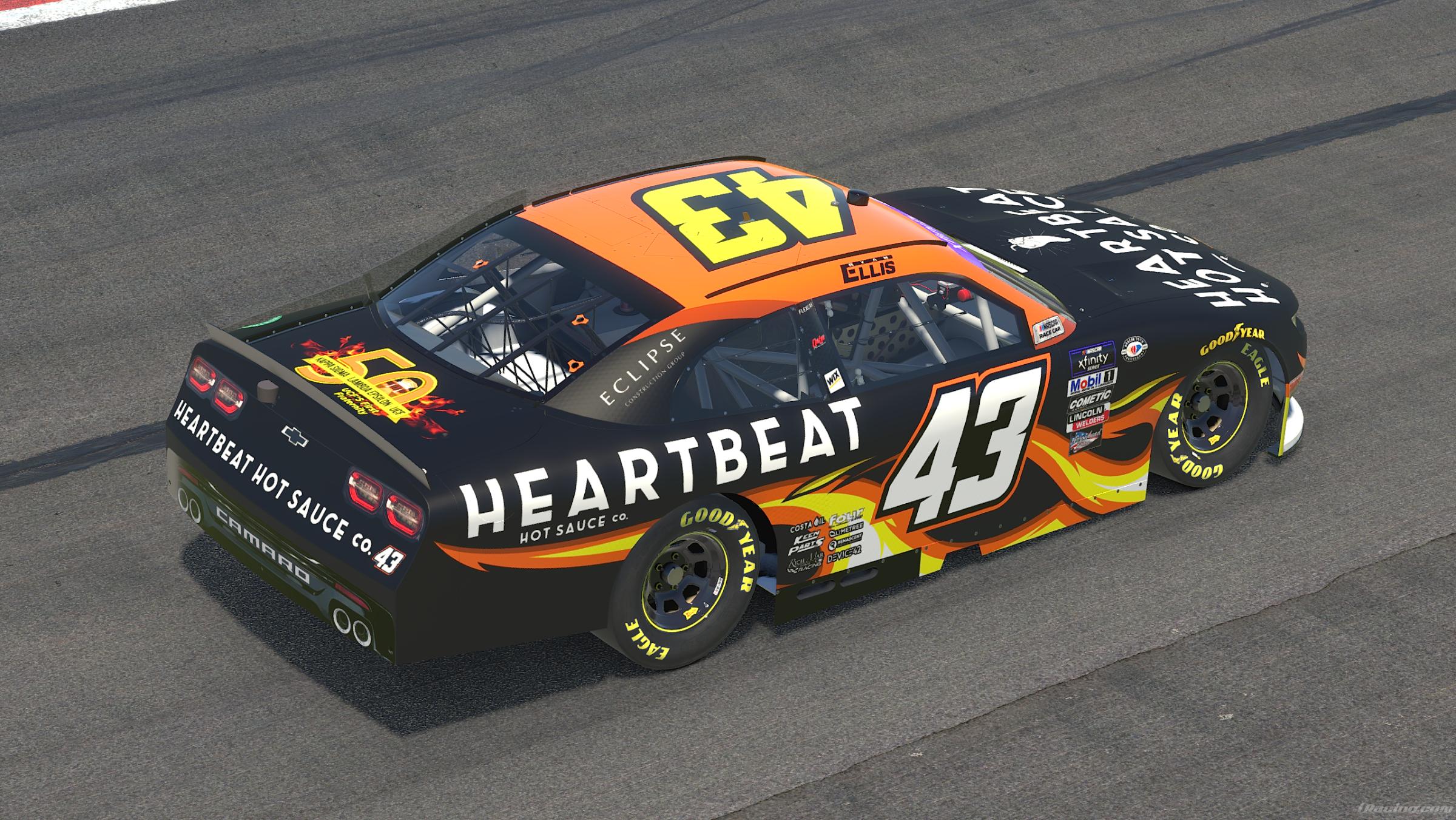 2023 Ryan Ellis #43 Heartbeat Hot Sauce by Ryan Pistana - Trading Paints