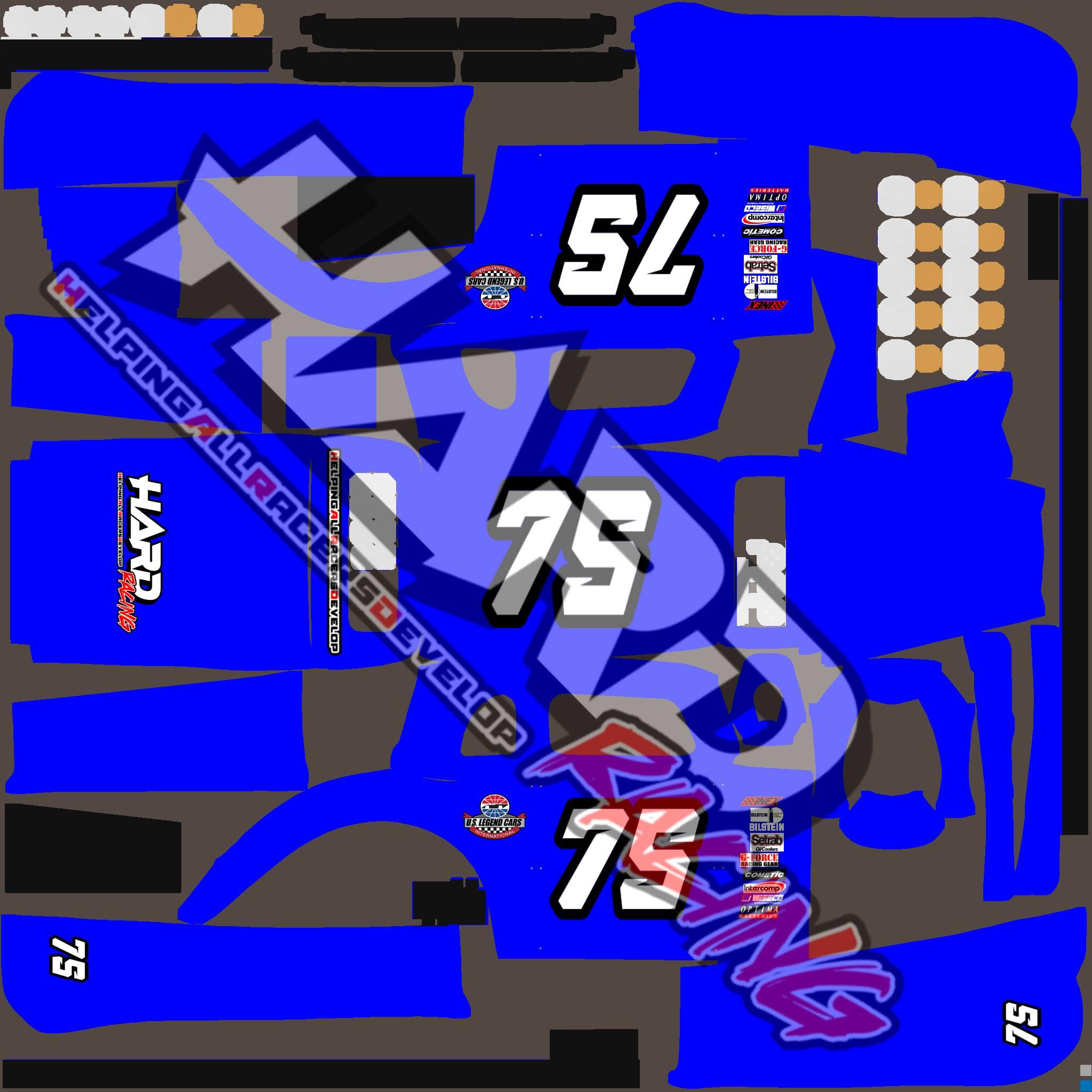 #75 HARD Racing Legends Ford34c by Dylan Coutu - Trading Paints