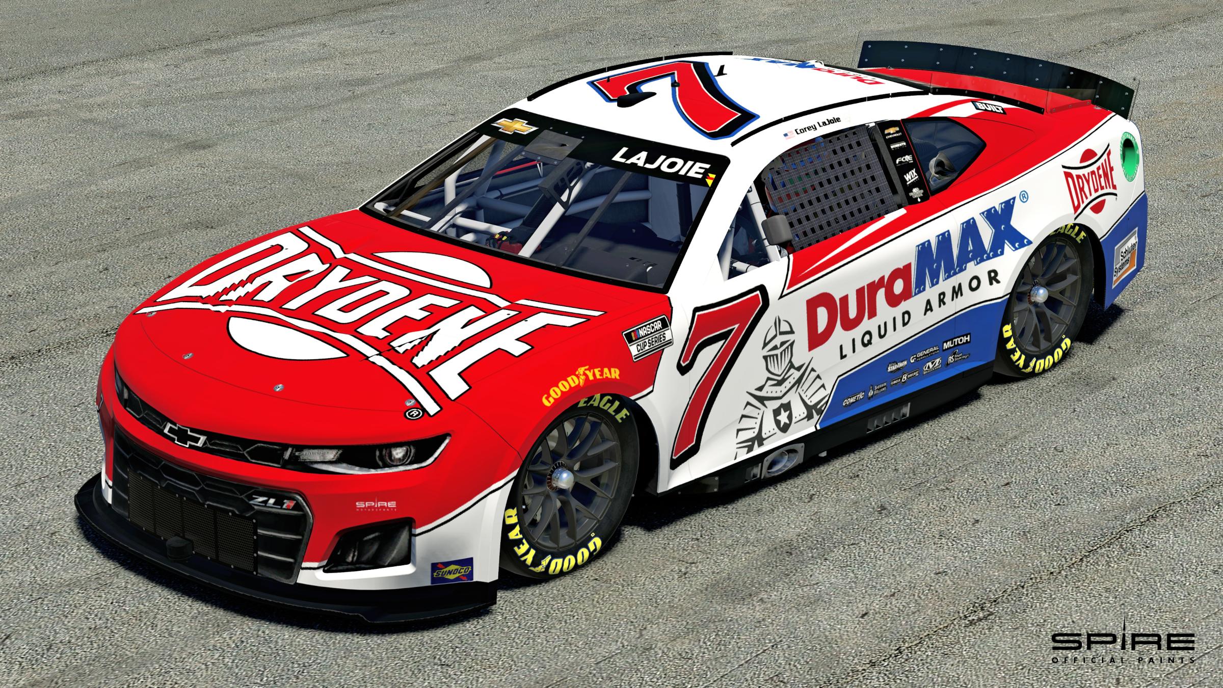 Official 2022 #7 Corey Lajoie Drydene/Duramax No Numbers by Spire ...