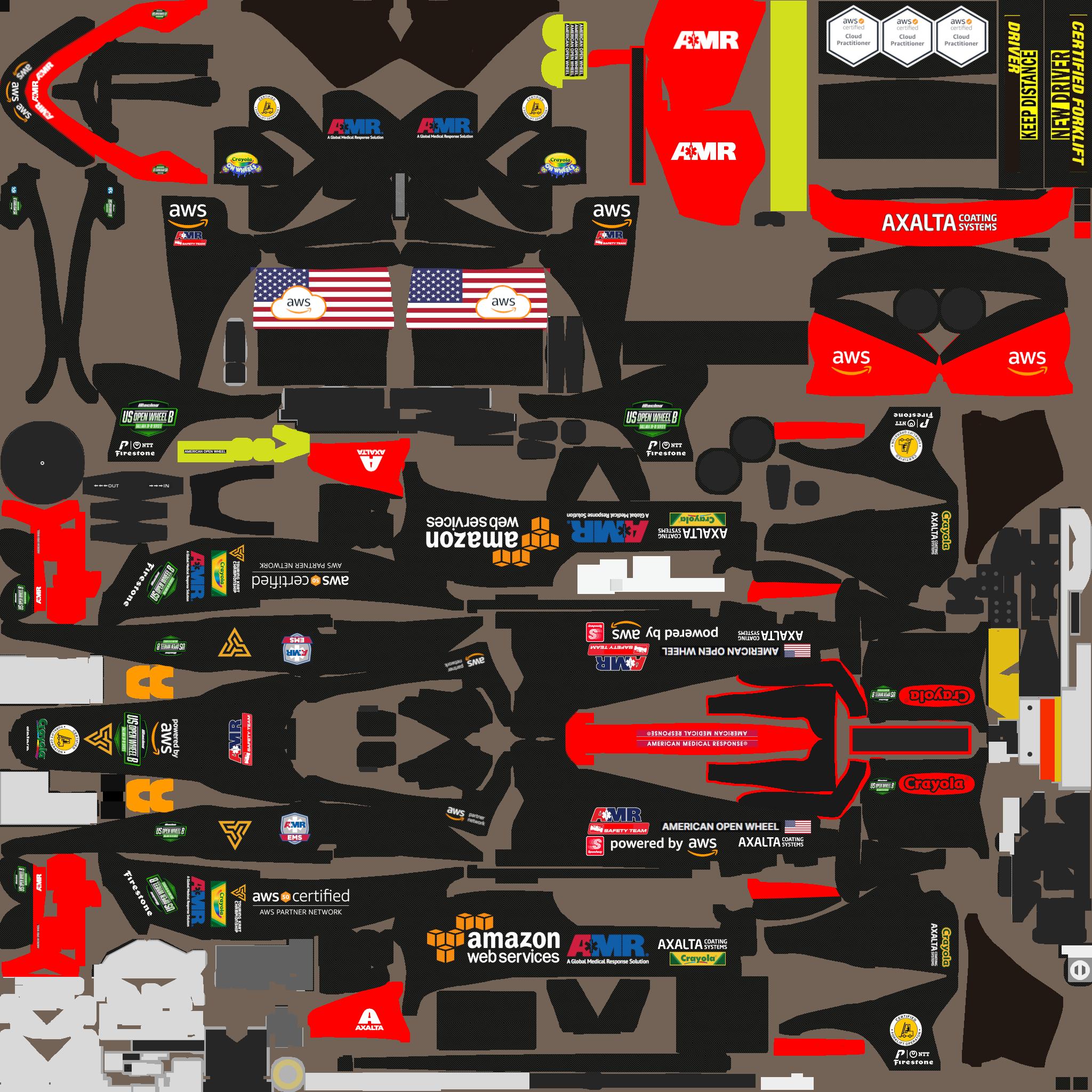 us open wheel Dallara IR18 alt livery COTA by Christian Barker ...