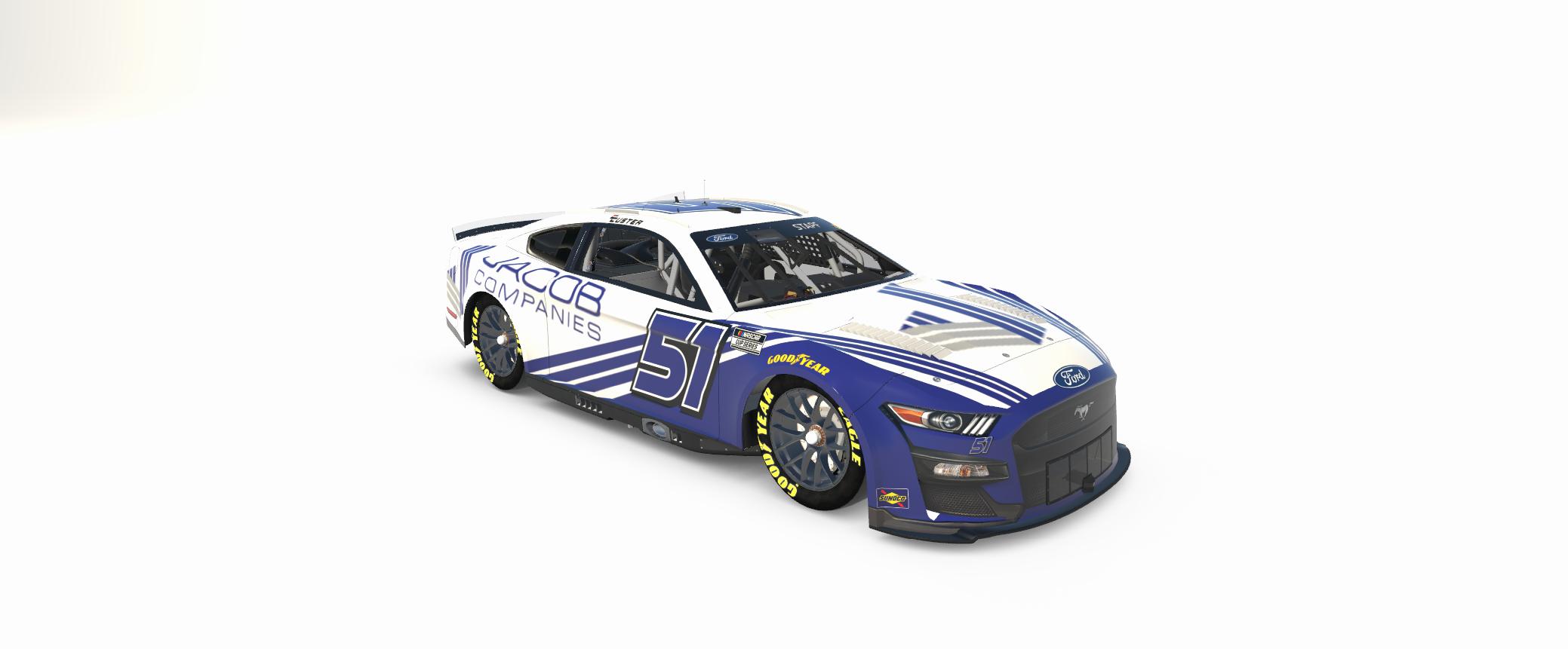 2023 #51 Rick Ware RACING Cole Custer by Darin Stapf - Trading Paints