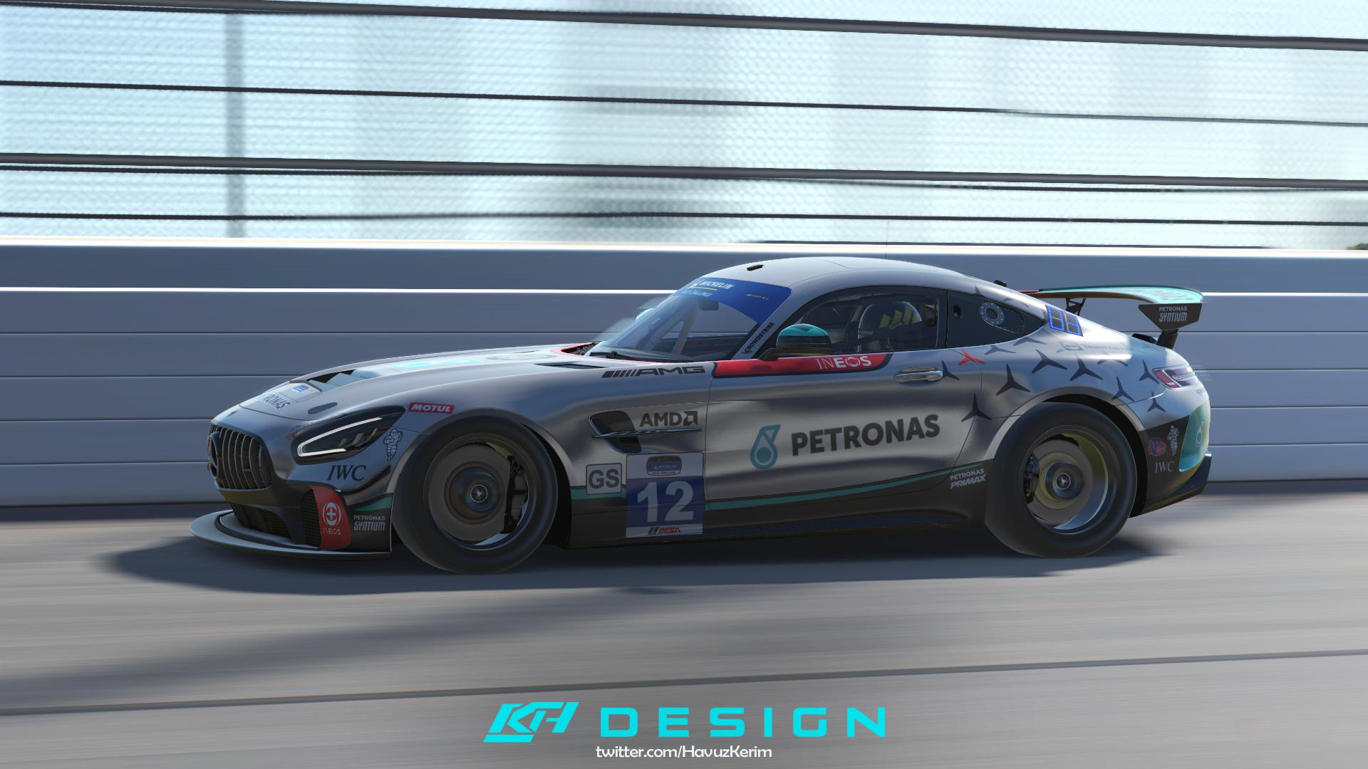 Mercedes-AMG Petronas F1 Team W13 Livery for Mercedes-AMG GT4 by Kerim ...